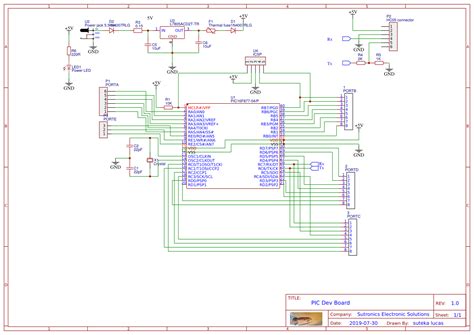 Pic16f1937 Board Oshwlab