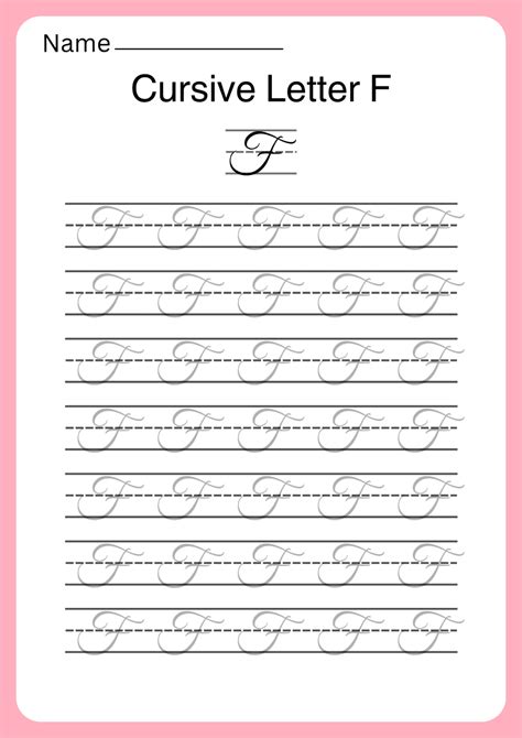 Capital Letters Cursive Writing Worksheets A To Z With PDF