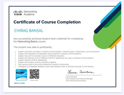 Networking Certificate Professionaldevelopment Skillenhancement