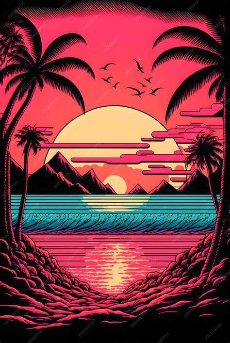 Vintage Beach Background