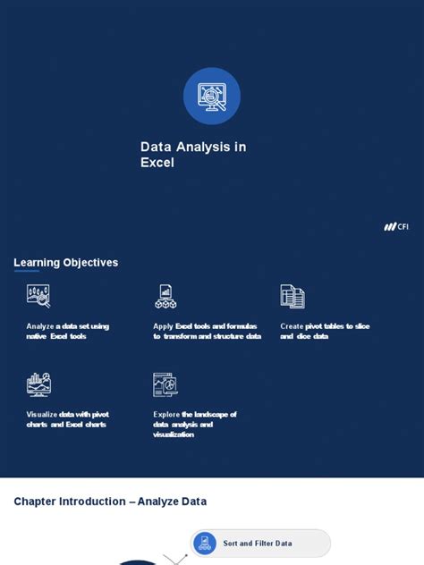 excel for data analysis pdf