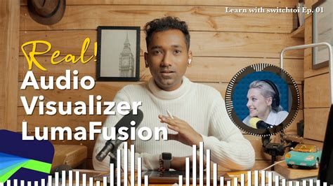 How to Create Podcast with Audio React Visualiser on LumaFusion Tutorial - YouTube