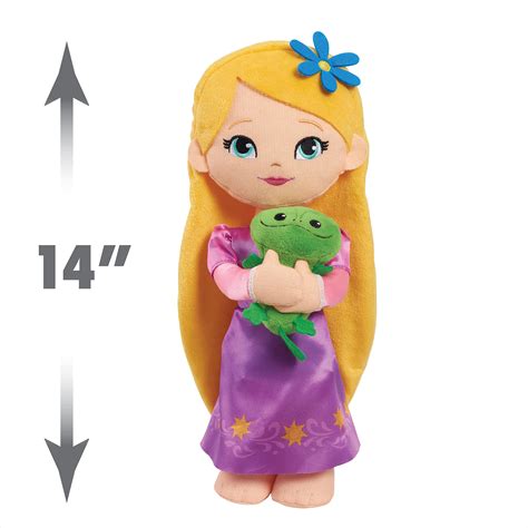Disney Princess Lil Friends Rapunzel And Pascal 14 Inch Plushie Doll And Accessories