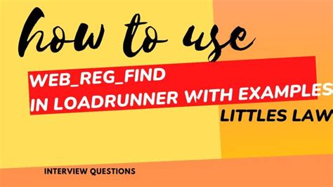 vasanth shanmugam on linkedin how to use web reg find in loadrunner