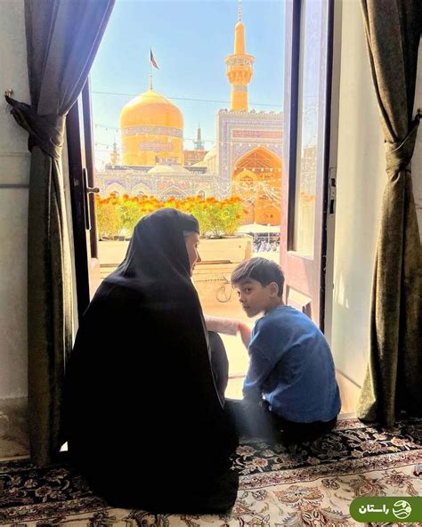 عکس گلوریا هاردی با چادر در حرم امام رضا پربازدید شد