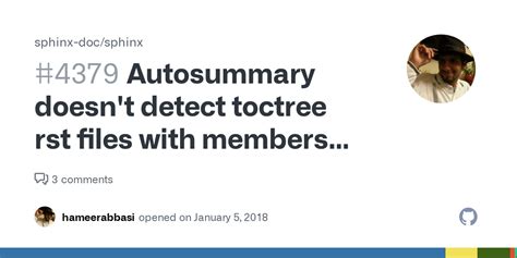 autosummary doesn t detect toctree rst files with members named data