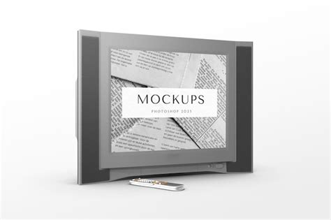 Винтажный дизайн шаблона макета телевизора Psd Премиум Psd Файл