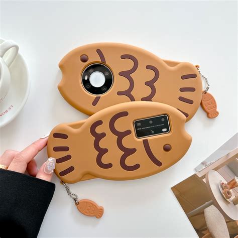 Cartoon Dessert Taiyaki Phone Case For Huawei Honor P P