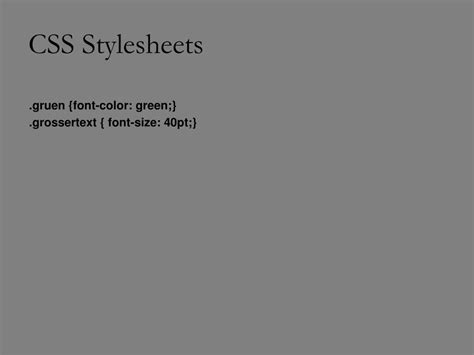 PPT CSS Stylesheets PowerPoint Presentation Free Download ID
