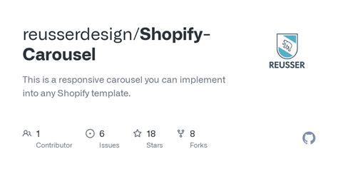 GitHub Reusserdesign Shopify Carousel This Is A Responsive Carousel You Can Implement Into