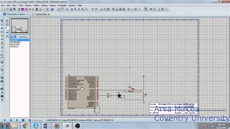 Proteus 8 Led Simulation Youtube