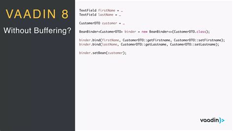 vaadin 8 data binding with binder ppt