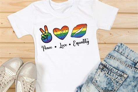 Peace Love Equality Lgbt Graphic By Orcar Design · Creative Fabrica