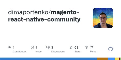Github Dimaportenko Magento React Native Community