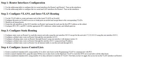 solved addressing table device ip address 192 100 1 1