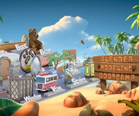 Artstation Blender Beginners Bootcamp Tutorials