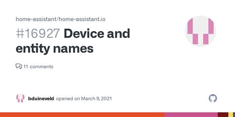 device and entity names · issue 16927 · home assistant home assistant