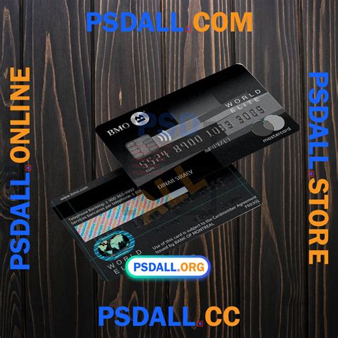 Bmo Bank Mastercard Psd Template