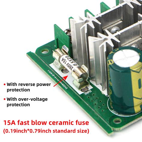 Upgraded 6v 90v 15a Dc Motor Pwm Speed Controller 2pcs