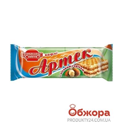 Вафли Домашне свято артек орех 70 г – Цена. Фото. Описание