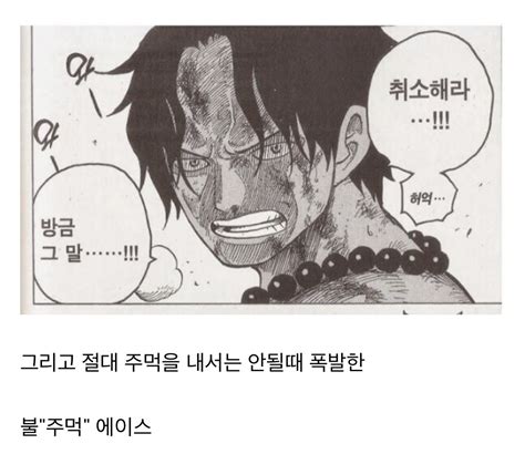 원피스 에이스 죽음은 일찍 결정해놓은듯