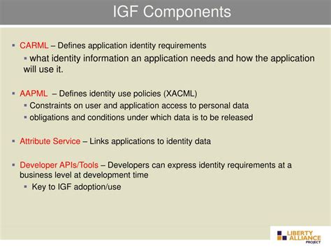 Ppt Identity Governance Framework “igf” Overview And Status Powerpoint Presentation Id 3318042