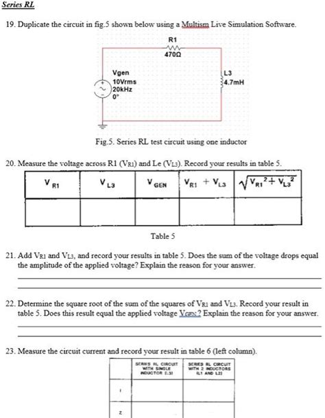 Solved Pls Help19 Duplicate The Circuit In Fig5 Shown