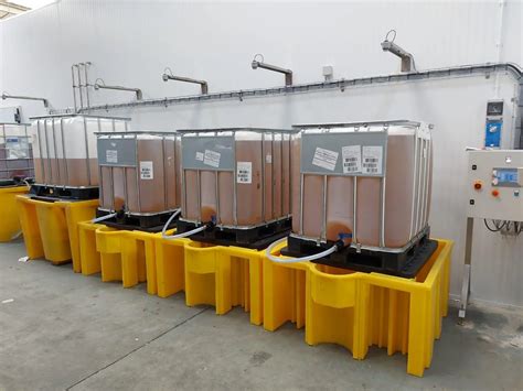 Automated Ibc Decanting System For Food Tapflo Pumps Uk