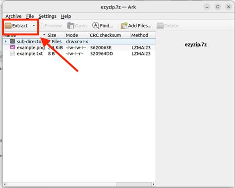 how to extract 7z files in linux 4 methods