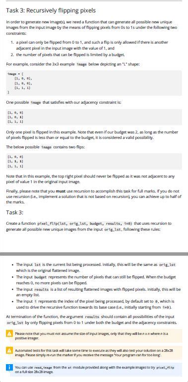 solved task 1 flatten and unflatten images the images we