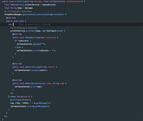 Error Attempt To Invoke Interface Method Issue Januslo React Native Sunmi Inner Printer