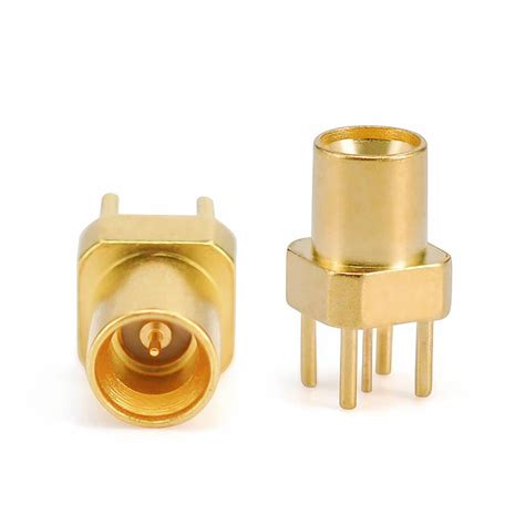 Gppo Mini Smp Male Smooth Connector Pcb Mount Soldering Dc 40ghz
