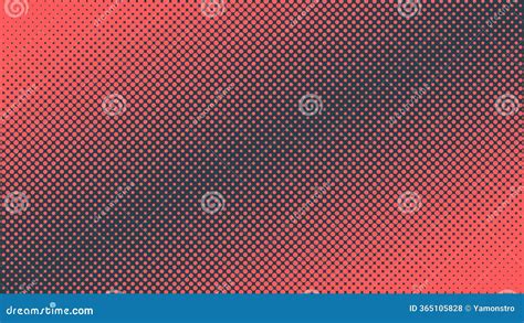 Inverted Dots Half Tone Pattern Slanted Border Vector Red Black Abstraction