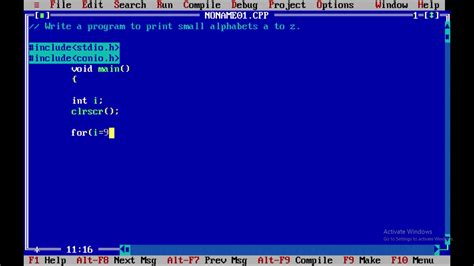 Write A Program To Print Small Alphabets A To Z By Gajendra Youtube