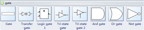 Logic Gate Symbols Edraw