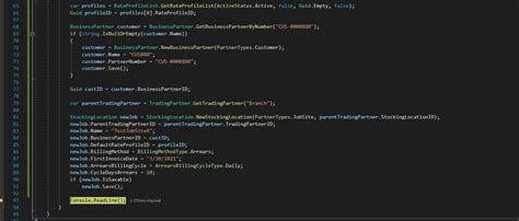 Error In Created Job Site Quantify Api