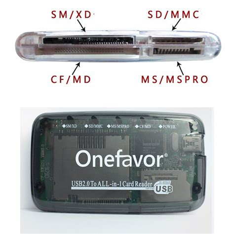 Usb2 0 Multifunction Card Reader Sd Mmc Xd Sm Ms C Grandado