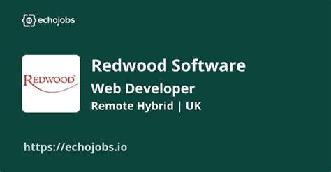 Redwood Software Is Hiring Web Developer Uk Remote Remote Hybrid