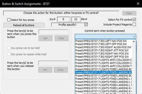 Width Of FSUIPC Dropdown Menus FSUIPC MSFS The SimFlight Network Forums
