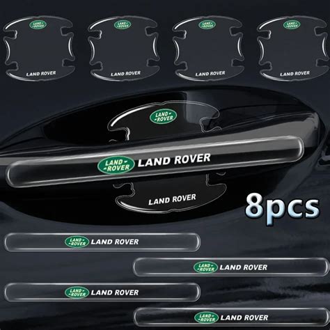 랜드로버 레인지로버 벨라 스포츠 디스커버리 3 4 디펜더용 투명 자동차 도어 핸들 스티커 장식 보호 필름 8 개 Aliexpress