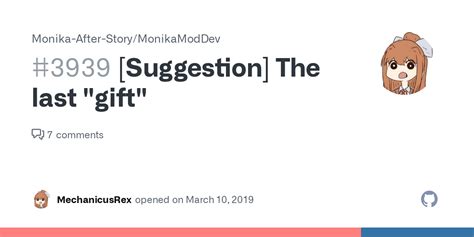 Suggestion The Last T · Issue 3939 · Monika After Story