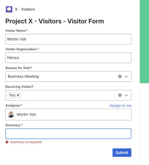 automation unable to leave summary field empty on