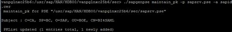 Setup Saml Sso From Bi To Hana Using Commoncryptol Sap Community