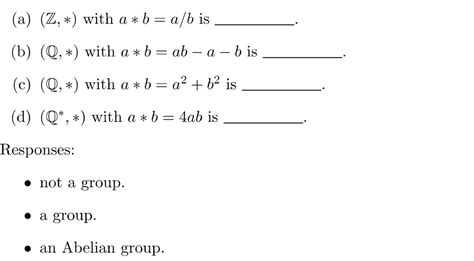 Solved A Z ﻿with A B Ab ﻿is B Q ﻿with