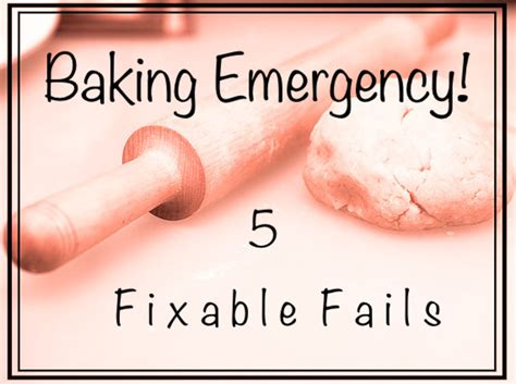 Baking Emergency 5 Fixable Fails With Instructions Delishably