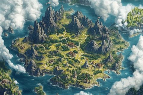 Draw Your Fantasy Map By Sytiracoxe Fiverr