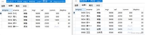 mysql学习总结（查询所有字段、查询指定字段、查询去重数据、条件查询） sql查询包含某个字段的全部数据 csdn博客