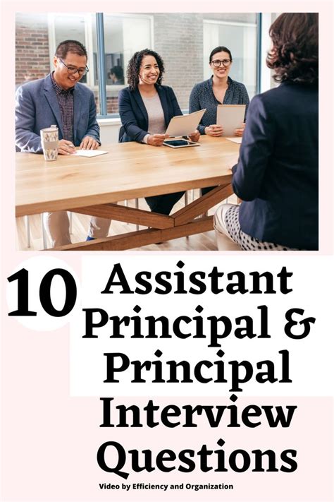 Assistant Principal And Principal Interview Questions And Answers