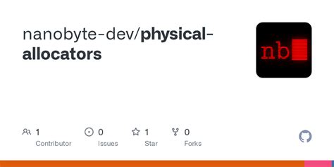 github nanobyte dev physical allocators