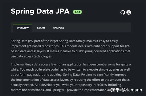 Spring Data Jpa 的应用（基于案例） 知乎